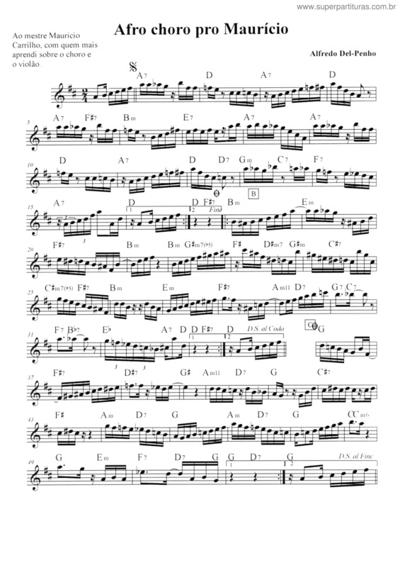Super Partituras - Músicas de Alfredo Del-Penho