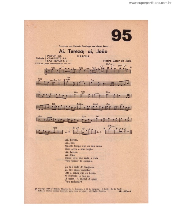 Super Partituras - Músicas de Nazira Cesar de Melo