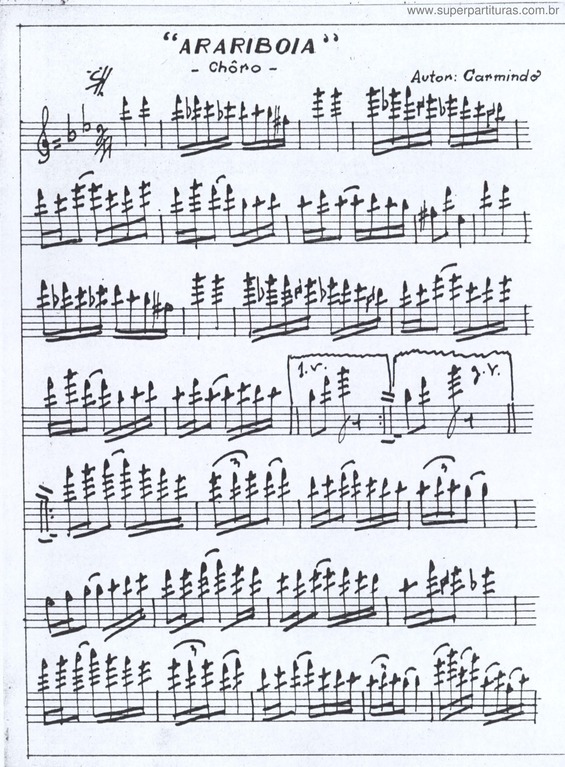 Super Partituras - Arariboia (Chiquinha Gonzaga), com cifra