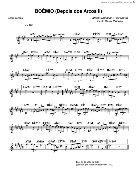 Super Partituras - Músicas de Afonso Machado