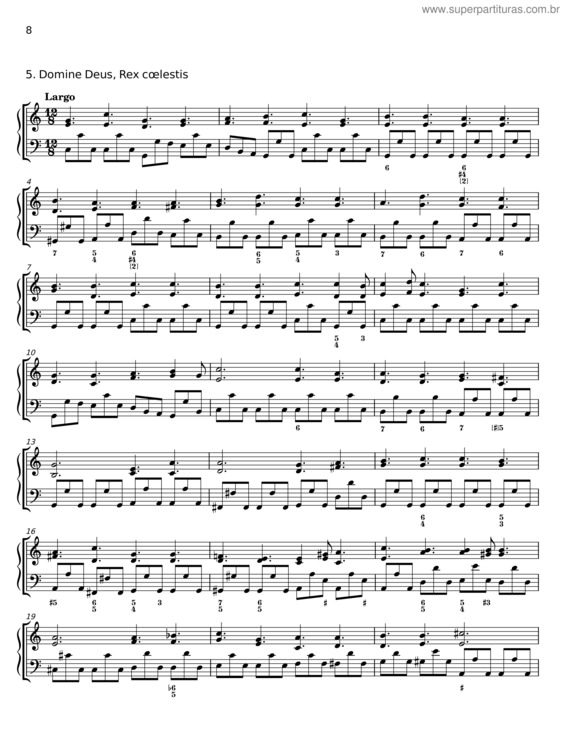 Super Partituras - Domine Deus, Rex Cœlestis v.2 (Desconhecido)