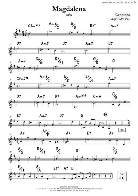 Super Partituras - Músicas de Candinho Trombone