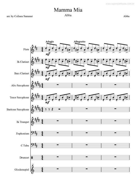 Super Partituras - Músicas de Abba