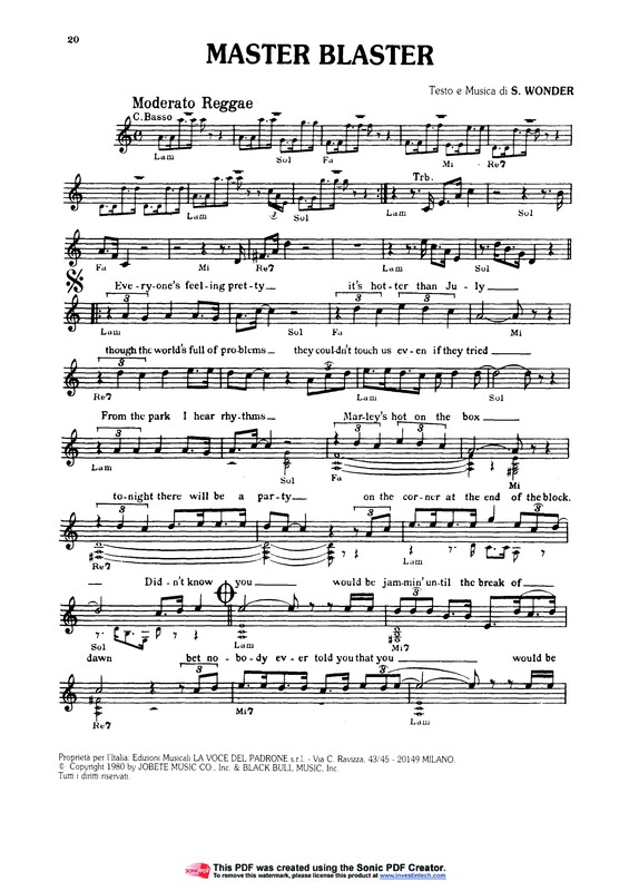 Super Partituras - Músicas de Stevie Wonder