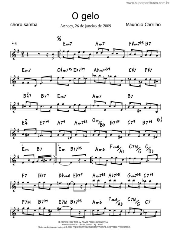 Super Partituras - Músicas de Mauricio Carrilho