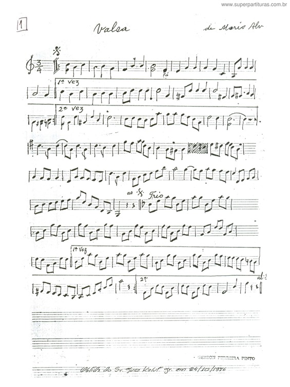 Super Partituras - Músicas de Mário Alvares